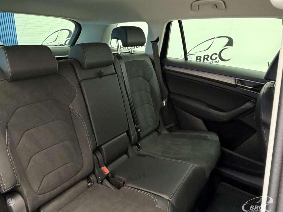 Blue Skoda Kodiaq 2024 in Vilnius, with an engine capacity of 1.97 L and mileage of 51 thousand km for 32500 €, photo 13 on AUTOMOTO.COM.LV