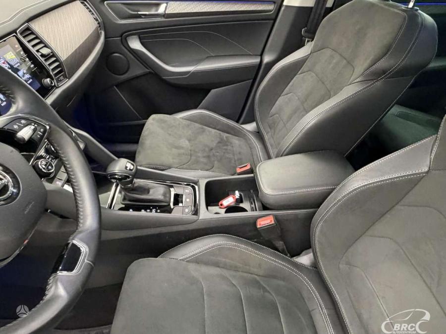 Blue Skoda Kodiaq 2024 in Vilnius, with an engine capacity of 1.97 L and mileage of 51 thousand km for 32500 €, photo 25 on AUTOMOTO.COM.LV