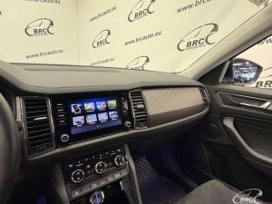Blue Skoda Kodiaq 2024 in Vilnius, with an engine capacity of 1.97 L and mileage of 51 thousand km for 32500 €, photo 27 on AUTOMOTO.COM.LV