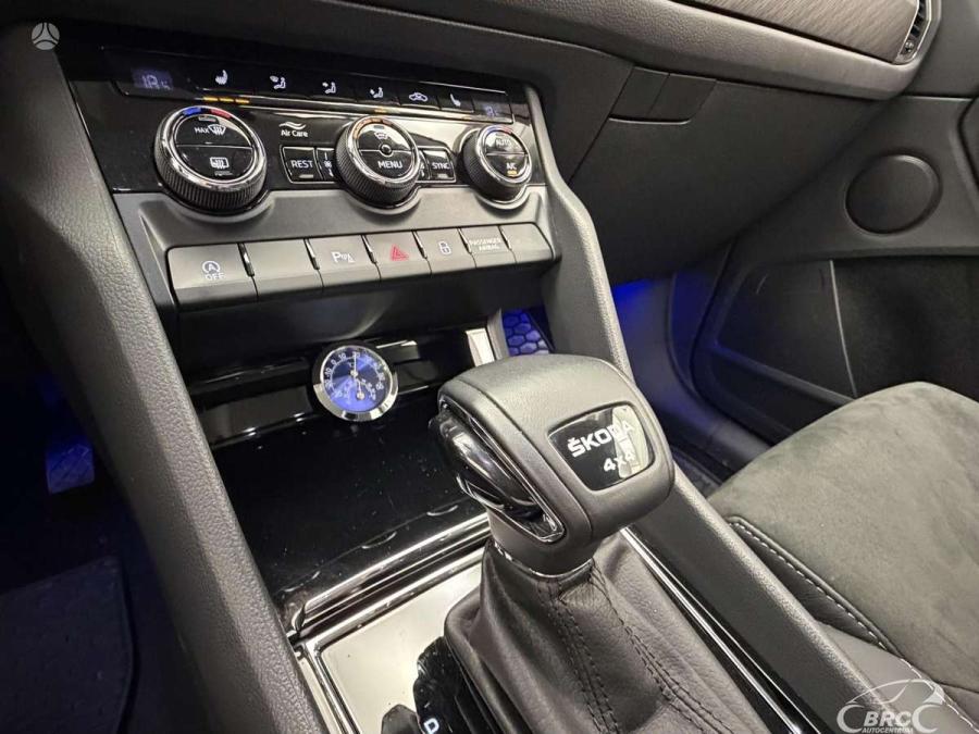 Blue Skoda Kodiaq 2024 in Vilnius, with an engine capacity of 1.97 L and mileage of 51 thousand km for 32500 €, photo 28 on AUTOMOTO.COM.LV