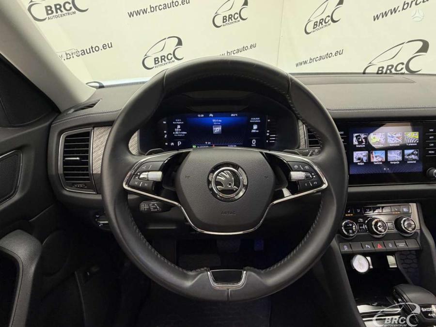 Blue Skoda Kodiaq 2024 in Vilnius, with an engine capacity of 1.97 L and mileage of 51 thousand km for 32500 €, photo 29 on AUTOMOTO.COM.LV