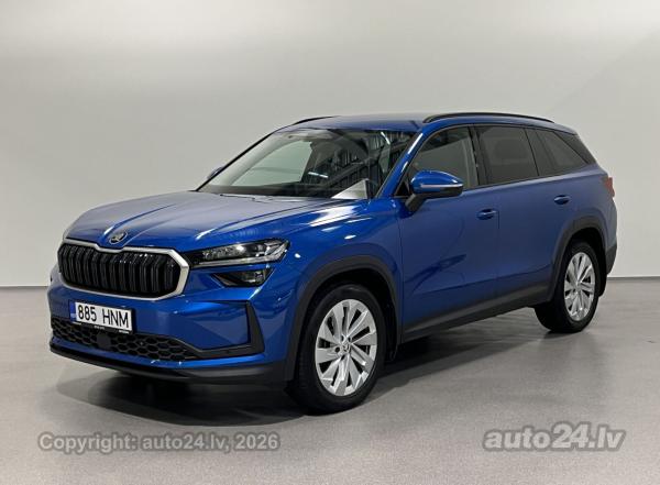 Синий Шкода Kodiaq 2024 в Таллин, объемом двигателя 2.00 л и пробегом 36 тыс. км за 39900 €, фото 1 на AUTOMOTO.COM.LV