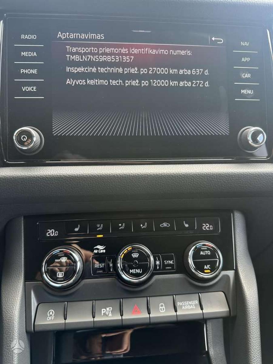 Zils Skoda Kodiaq 2024 Klaipėda, ar dzinēja tilpumu 1.97 L un nobraukumu 42 tūkst. km par 36800 €, foto 29 vietnē AUTOMOTO.COM.LV
