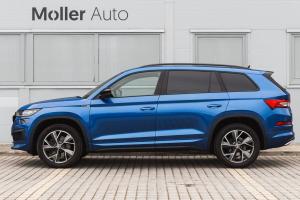 Zils Skoda Kodiaq 2024 Ventspils, ar dzinēja tilpumu 2.00 L un nobraukumu 69 tūkst. km par 34850 €, foto 3 vietnē AUTOMOTO.COM.LV