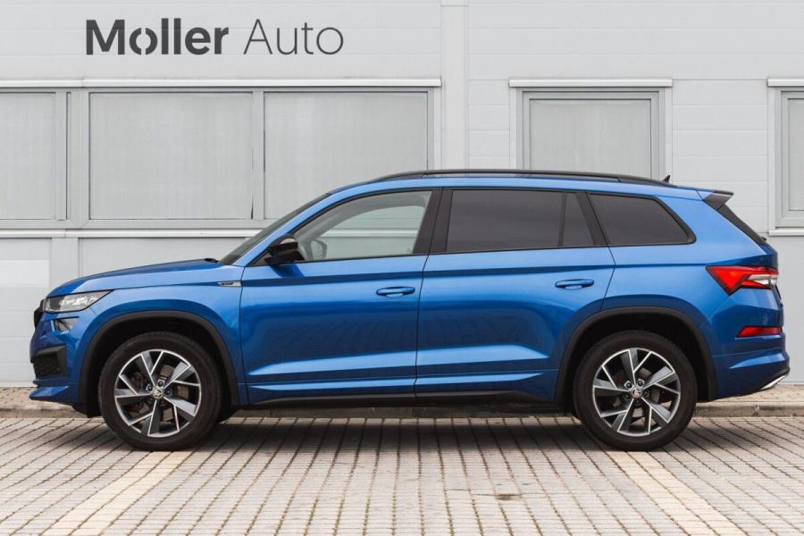 Zils Skoda Kodiaq 2024 Ventspils, ar dzinēja tilpumu 2.00 L un nobraukumu 69 tūkst. km par 34850 €, foto 3 vietnē AUTOMOTO.COM.LV