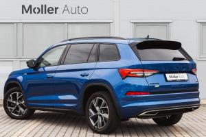 Zils Skoda Kodiaq 2024 Ventspils, ar dzinēja tilpumu 2.00 L un nobraukumu 69 tūkst. km par 34850 €, foto 4 vietnē AUTOMOTO.COM.LV
