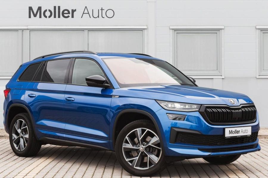 Zils Skoda Kodiaq 2024 Ventspils, ar dzinēja tilpumu 2.00 L un nobraukumu 69 tūkst. km par 34850 €, foto 8 vietnē AUTOMOTO.COM.LV