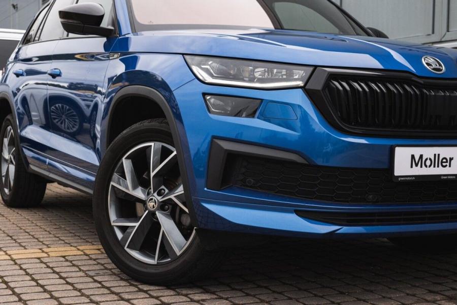 Zils Skoda Kodiaq 2024 Ventspils, ar dzinēja tilpumu 2.00 L un nobraukumu 69 tūkst. km par 34850 €, foto 13 vietnē AUTOMOTO.COM.LV
