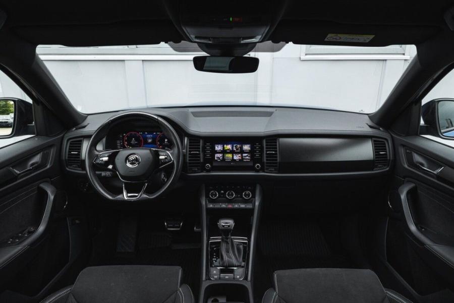 Zils Skoda Kodiaq 2024 Ventspils, ar dzinēja tilpumu 2.00 L un nobraukumu 69 tūkst. km par 34850 €, foto 18 vietnē AUTOMOTO.COM.LV