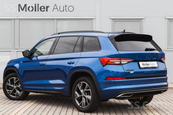 Синий Шкода Kodiaq 2024 в Вентспилс, объемом двигателя 2.00 л и пробегом 69 тыс. км за 34850 €, фото 4 на AUTOMOTO.COM.LV
