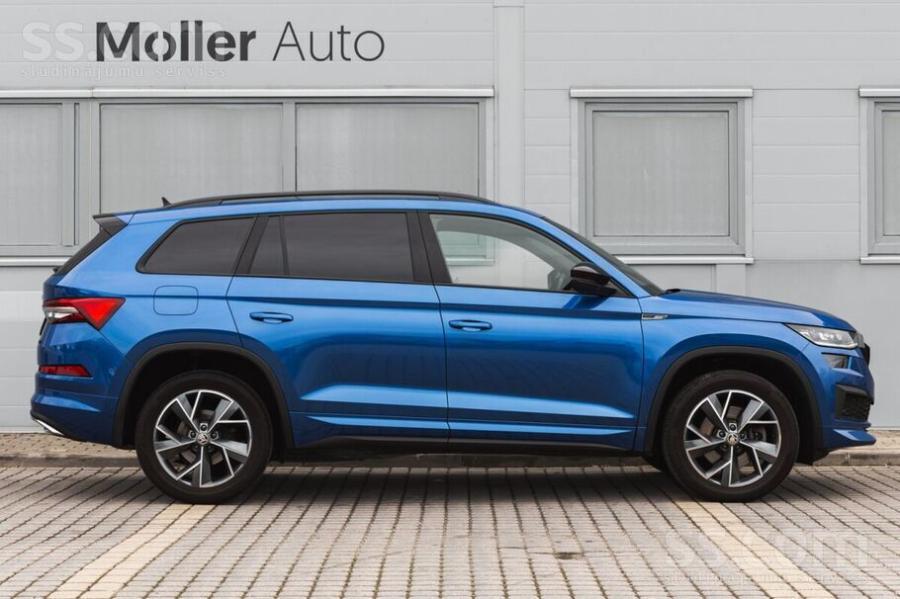 Zils Skoda Kodiaq 2024 Ventspils, ar dzinēja tilpumu 2.00 L un nobraukumu 69 tūkst. km par 34850 €, foto 7 vietnē AUTOMOTO.COM.LV