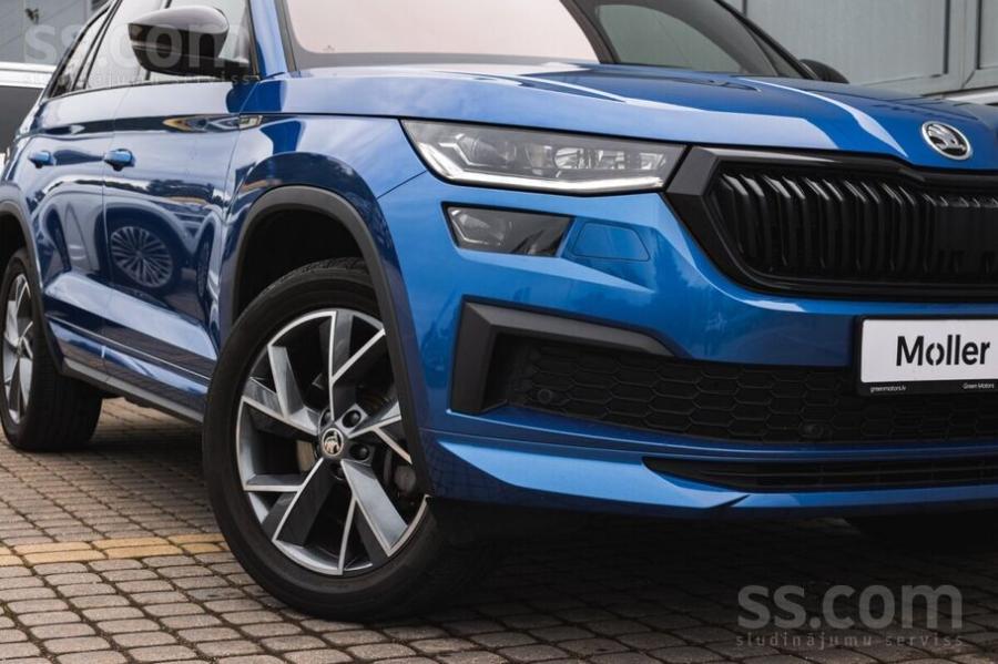 Zils Skoda Kodiaq 2024 Ventspils, ar dzinēja tilpumu 2.00 L un nobraukumu 69 tūkst. km par 34850 €, foto 13 vietnē AUTOMOTO.COM.LV