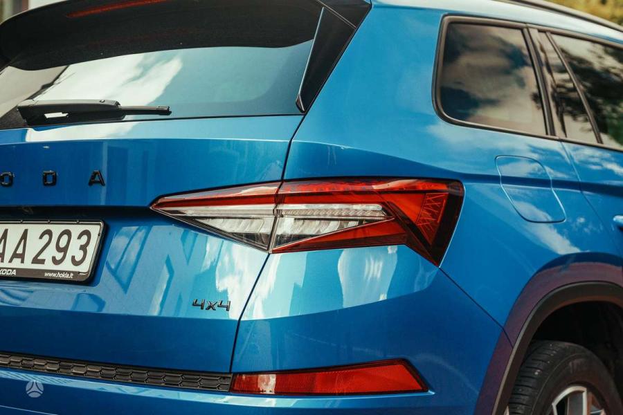 Синий Шкода Kodiaq 2024 в Вильнюс, объемом двигателя 1.98 л и пробегом 49 тыс. км за 34600 €, фото 14 на AUTOMOTO.COM.LV
