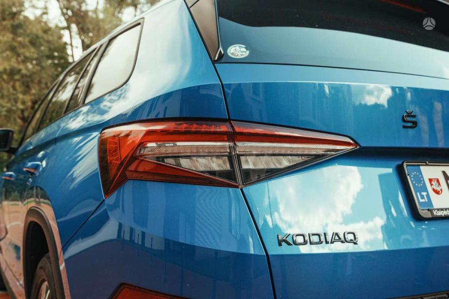 Синий Шкода Kodiaq 2024 в Вильнюс, объемом двигателя 1.98 л и пробегом 49 тыс. км за 34600 €, фото 17 на AUTOMOTO.COM.LV