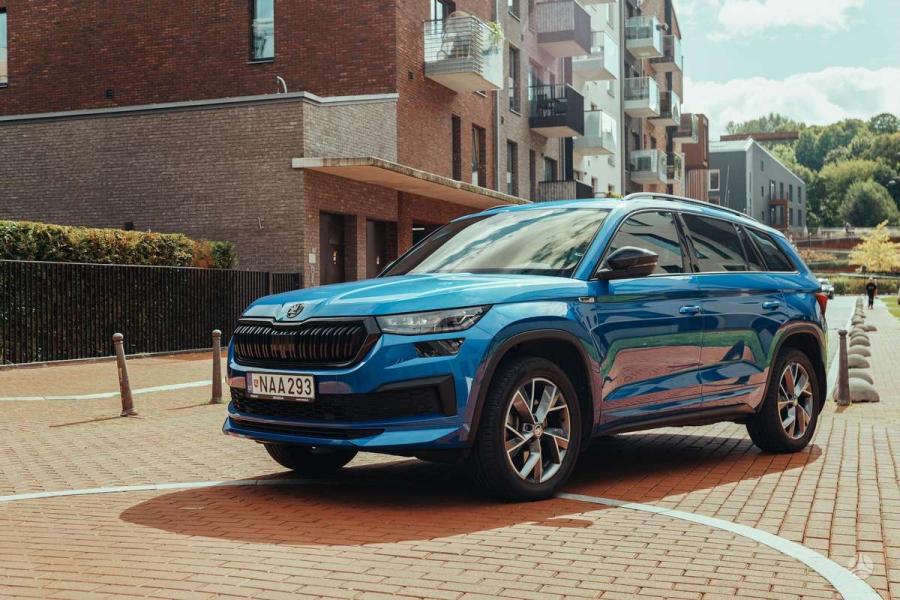 Синий Шкода Kodiaq 2024 в Вильнюс, объемом двигателя 1.98 л и пробегом 49 тыс. км за 34600 €, фото 44 на AUTOMOTO.COM.LV