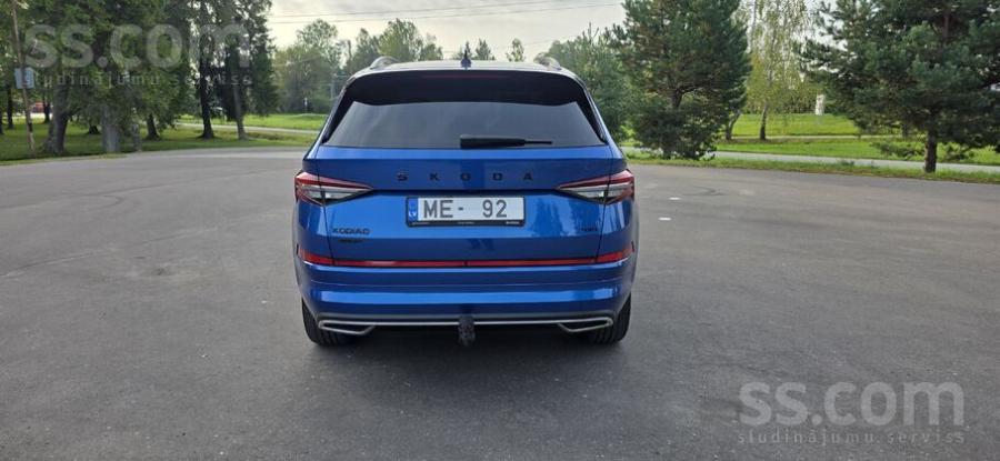 Zils Skoda Kodiaq 2024 Jūrmala, ar dzinēja tilpumu 2.00 L un nobraukumu 34 tūkst. km par 41900 €, foto 7 vietnē AUTOMOTO.COM.LV