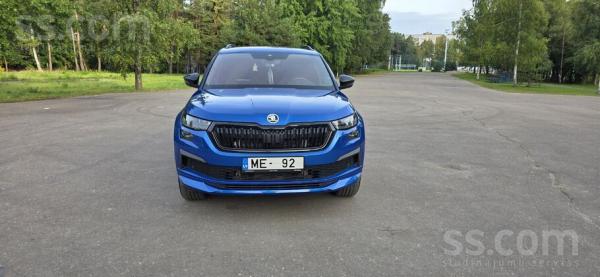 Blue Skoda Kodiaq 2024 in Jurmala, with an engine capacity of 2.00 L and mileage of 34 thousand km for 41900 €, photo 3 on AUTOMOTO.COM.LV