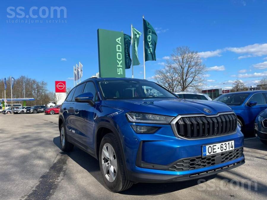 Синий Шкода Kodiaq 2025 в Рига, объемом двигателя 1.50 л и пробегом 27 тыс. км за 30900 €, фото 9 на AUTOMOTO.COM.LV