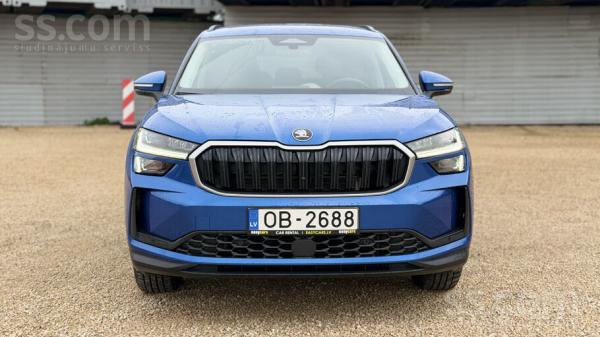 Skoda Kodiaq 2025 in Riga on AUTOMOTO.COM.LV Blue Skoda Kodiaq 2025 in Riga, with an engine capacity of 2.00 L and mileage of 51 thousand km for 33200 €, photo 3 on AUTOMOTO.COM.LV