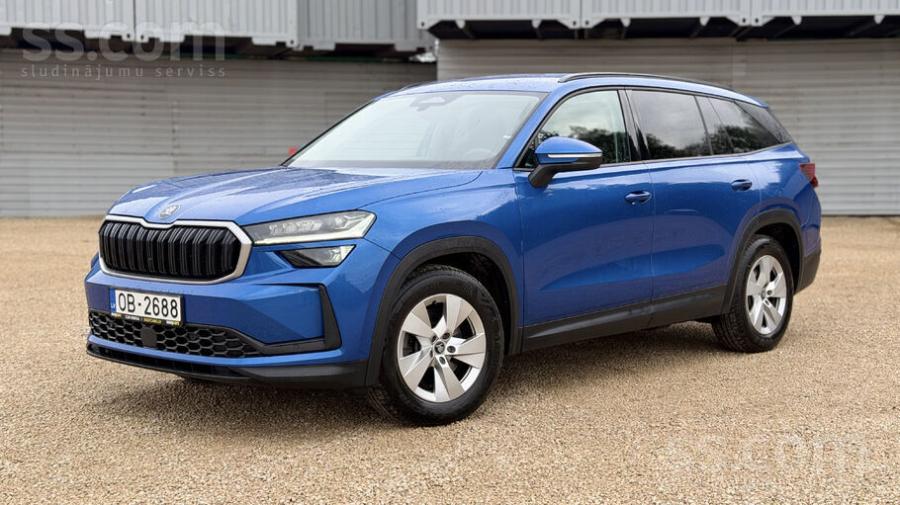 Синий Шкода Kodiaq 2025 в Рига, объемом двигателя 2.00 л и пробегом 51 тыс. км за 33200 €, фото 4 на AUTOMOTO.COM.LV