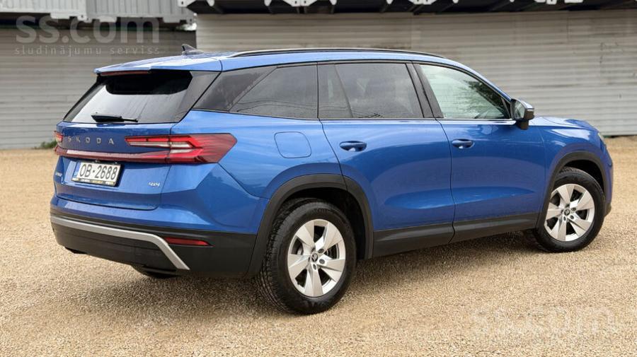Синий Шкода Kodiaq 2025 в Рига, объемом двигателя 2.00 л и пробегом 51 тыс. км за 33200 €, фото 5 на AUTOMOTO.COM.LV