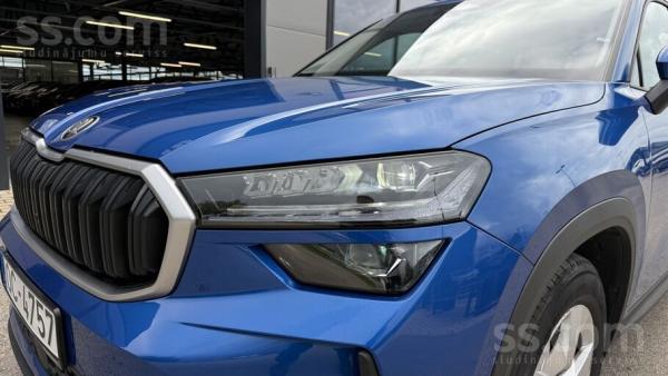Skoda Kodiaq 2025 in Riga on AUTOMOTO.COM.LV Blue Skoda Kodiaq 2025 in Riga, with an engine capacity of 2.00 L and mileage of 34 thousand km for 39900 €, photo 11 on AUTOMOTO.COM.LV