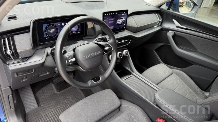 Синий Шкода Kodiaq 2025 в Рига, объемом двигателя 2.00 л и пробегом 34 тыс. км за 39900 €, фото 15 на AUTOMOTO.COM.LV