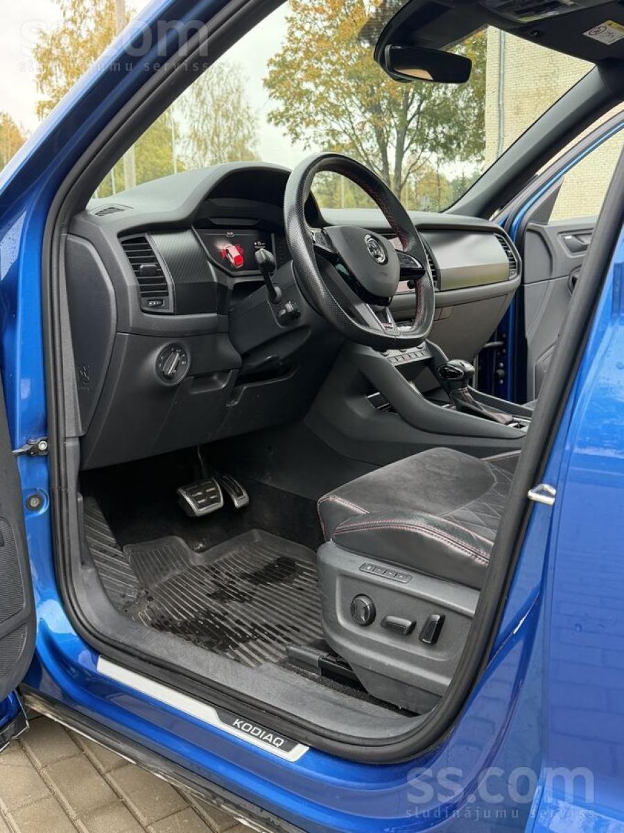 Синий Шкода Kodiaq 2019 в Рига, объемом двигателя 2.00 л и пробегом 149 тыс. км за 25700 €, фото 16 на AUTOMOTO.COM.LV