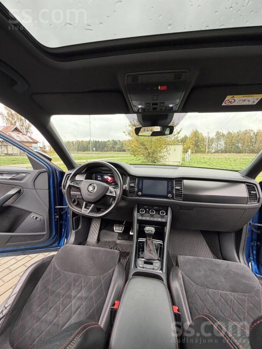 Синий Шкода Kodiaq 2019 в Рига, объемом двигателя 2.00 л и пробегом 149 тыс. км за 25700 €, фото 19 на AUTOMOTO.COM.LV