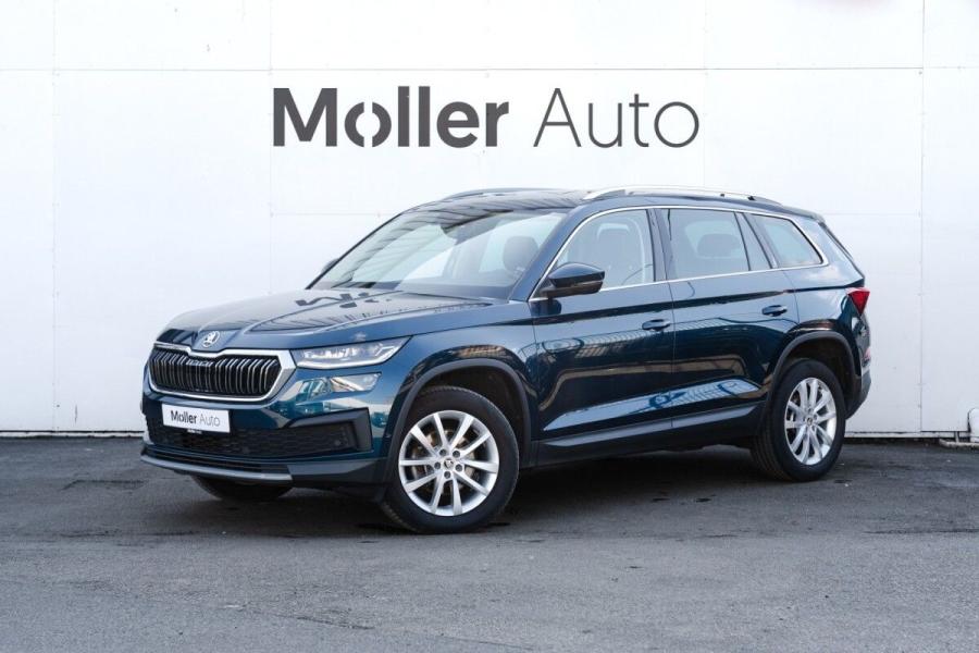 Zils Skoda Kodiaq 2022 Rīga, ar dzinēja tilpumu 2.00 L un nobraukumu 127 tūkst. km par 27900 €, foto 1 vietnē AUTOMOTO.COM.LV