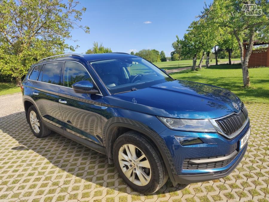 Zils Skoda Kodiaq 2019 Vilkaviškis, ar dzinēja tilpumu 2.00 L un nobraukumu 210 tūkst. km par 18800 €, foto 1 vietnē AUTOMOTO.COM.LV