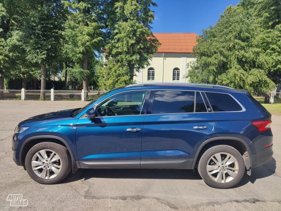Blue Skoda Kodiaq 2019 in Vilkaviskis, with an engine capacity of 2.00 L and mileage of 210 thousand km for 18800 €, photo 8 on AUTOMOTO.COM.LV