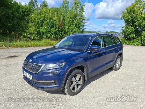 Blue Skoda Kodiaq 2017 in Paide, with an engine capacity of 2.00 L and mileage of 137 thousand km for 22500 €, photo 1 on AUTOMOTO.COM.LV