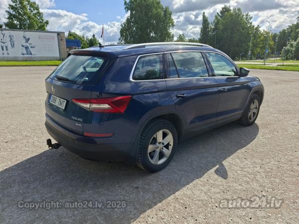 Blue Skoda Kodiaq 2017 in Paide, with an engine capacity of 2.00 L and mileage of 137 thousand km for 22500 €, photo 4 on AUTOMOTO.COM.LV