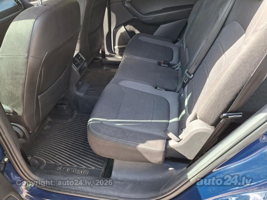 Blue Skoda Kodiaq 2017 in Paide, with an engine capacity of 2.00 L and mileage of 137 thousand km for 22500 €, photo 9 on AUTOMOTO.COM.LV