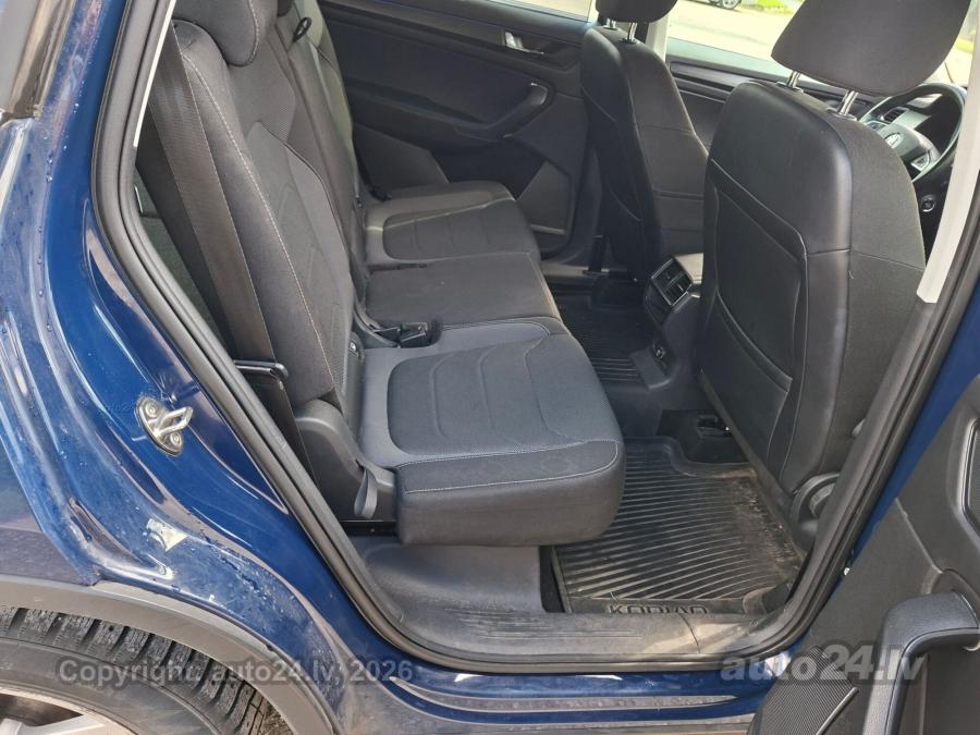 Blue Skoda Kodiaq 2017 in Paide, with an engine capacity of 2.00 L and mileage of 137 thousand km for 22500 €, photo 11 on AUTOMOTO.COM.LV