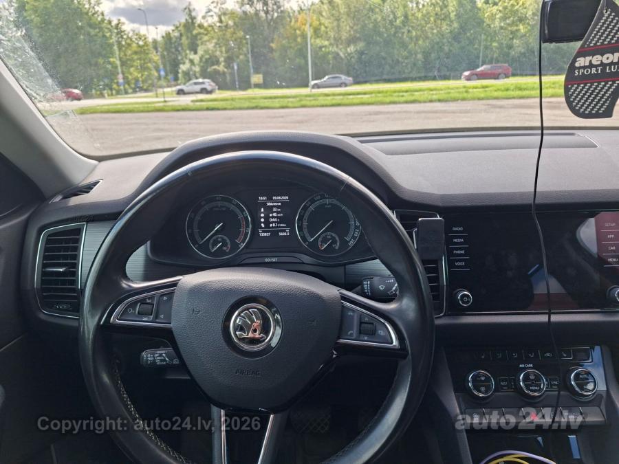 Blue Skoda Kodiaq 2017 in Paide, with an engine capacity of 2.00 L and mileage of 137 thousand km for 22500 €, photo 14 on AUTOMOTO.COM.LV