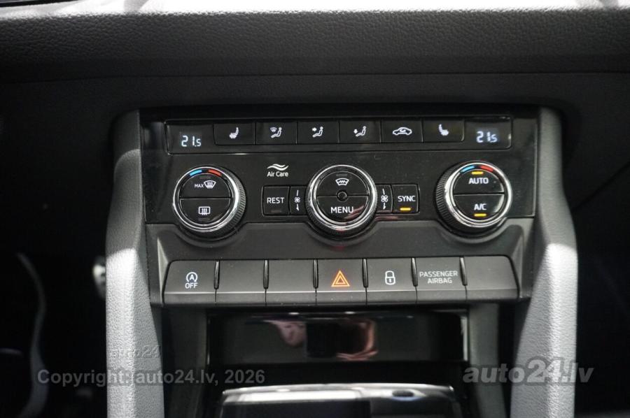 Blue Skoda Kodiaq 2018 in Tallinn, with an engine capacity of 1.40 L and mileage of 92 thousand km for 19900 €, photo 19 on AUTOMOTO.COM.LV