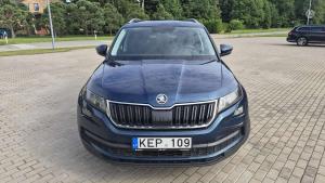 Blue Skoda Kodiaq 2018 in Vilnius, with an engine capacity of 1.98 L and mileage of 221 thousand km for 17900 €, photo 3 on AUTOMOTO.COM.LV