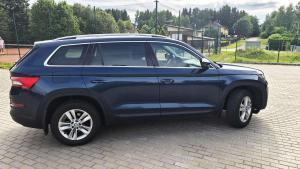 Blue Skoda Kodiaq 2018 in Vilnius, with an engine capacity of 1.98 L and mileage of 221 thousand km for 17900 €, photo 4 on AUTOMOTO.COM.LV