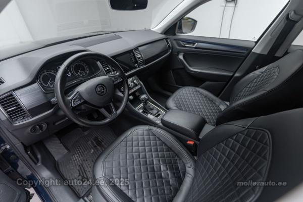 Zils Skoda Kodiaq 2019 Tallina, ar dzinēja tilpumu 2.00 L un nobraukumu 161 tūkst. km par 21900 €, foto 11 vietnē AUTOMOTO.COM.LV