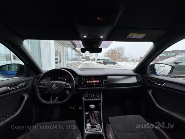 Blue Skoda Kodiaq 2019 in Viljandi, with an engine capacity of 2.00 L and mileage of 186 thousand km for 25500 €, photo 11 on AUTOMOTO.COM.LV