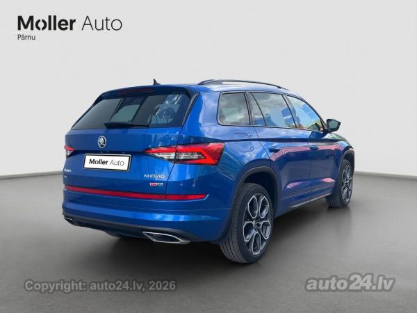 Blue Skoda Kodiaq 2019 in Parnu, with an engine capacity of 2.00 L and mileage of 194 thousand km for 26900 €, photo 2 on AUTOMOTO.COM.LV