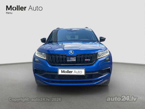 Blue Skoda Kodiaq 2019 in Parnu, with an engine capacity of 2.00 L and mileage of 194 thousand km for 26900 €, photo 3 on AUTOMOTO.COM.LV
