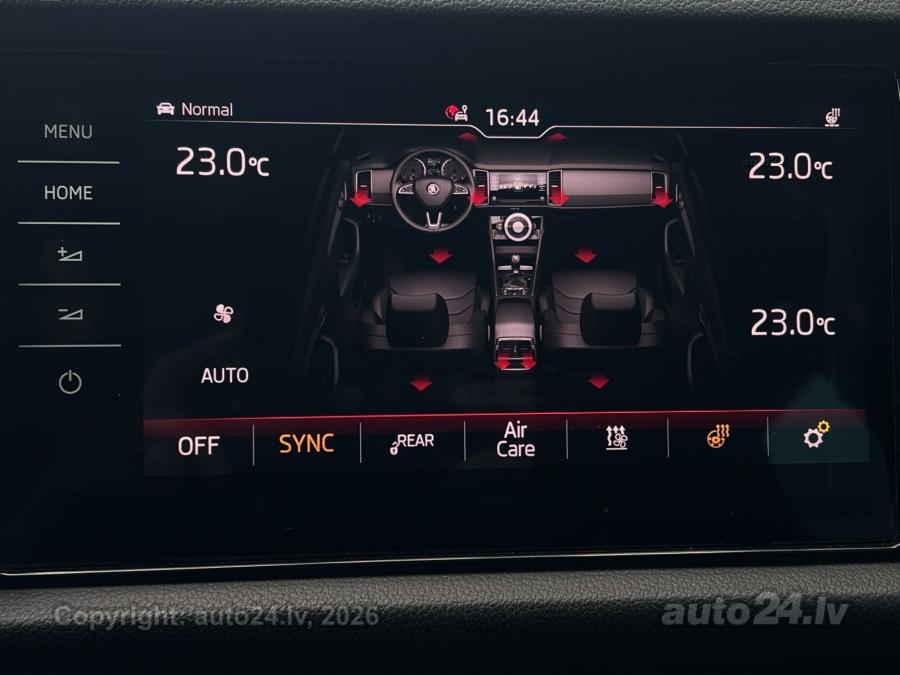 Zils Skoda Kodiaq 2019 Pērnava, ar dzinēja tilpumu 2.00 L un nobraukumu 194 tūkst. km par 26900 €, foto 18 vietnē AUTOMOTO.COM.LV