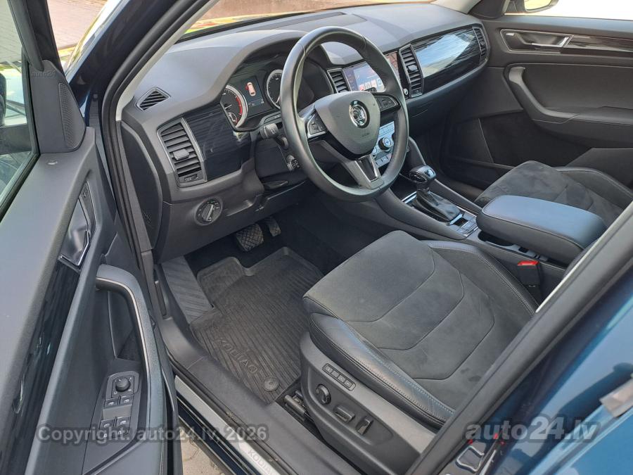 Синий Шкода Kodiaq 2019 в Тарту, объемом двигателя 1.50 л и пробегом 125 тыс. км за 21900 €, фото 5 на AUTOMOTO.COM.LV