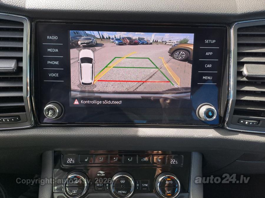 Синий Шкода Kodiaq 2019 в Тарту, объемом двигателя 1.50 л и пробегом 125 тыс. км за 21900 €, фото 8 на AUTOMOTO.COM.LV