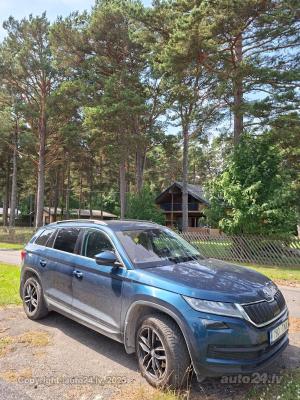 Blue Skoda Kodiaq 2019 in Tallinn, with an engine capacity of 1.50 L and mileage of 180 thousand km for 16999 €, photo 3 on AUTOMOTO.COM.LV