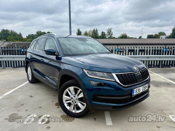 Синий Шкода Kodiaq 2019 в Таллин, объемом двигателя 2.00 л и пробегом 98 тыс. км за 23990 €, фото 1 на AUTOMOTO.COM.LV
