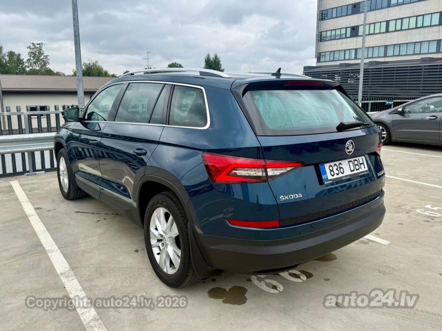 Синий Шкода Kodiaq 2019 в Таллин, объемом двигателя 2.00 л и пробегом 98 тыс. км за 23990 €, фото 8 на AUTOMOTO.COM.LV